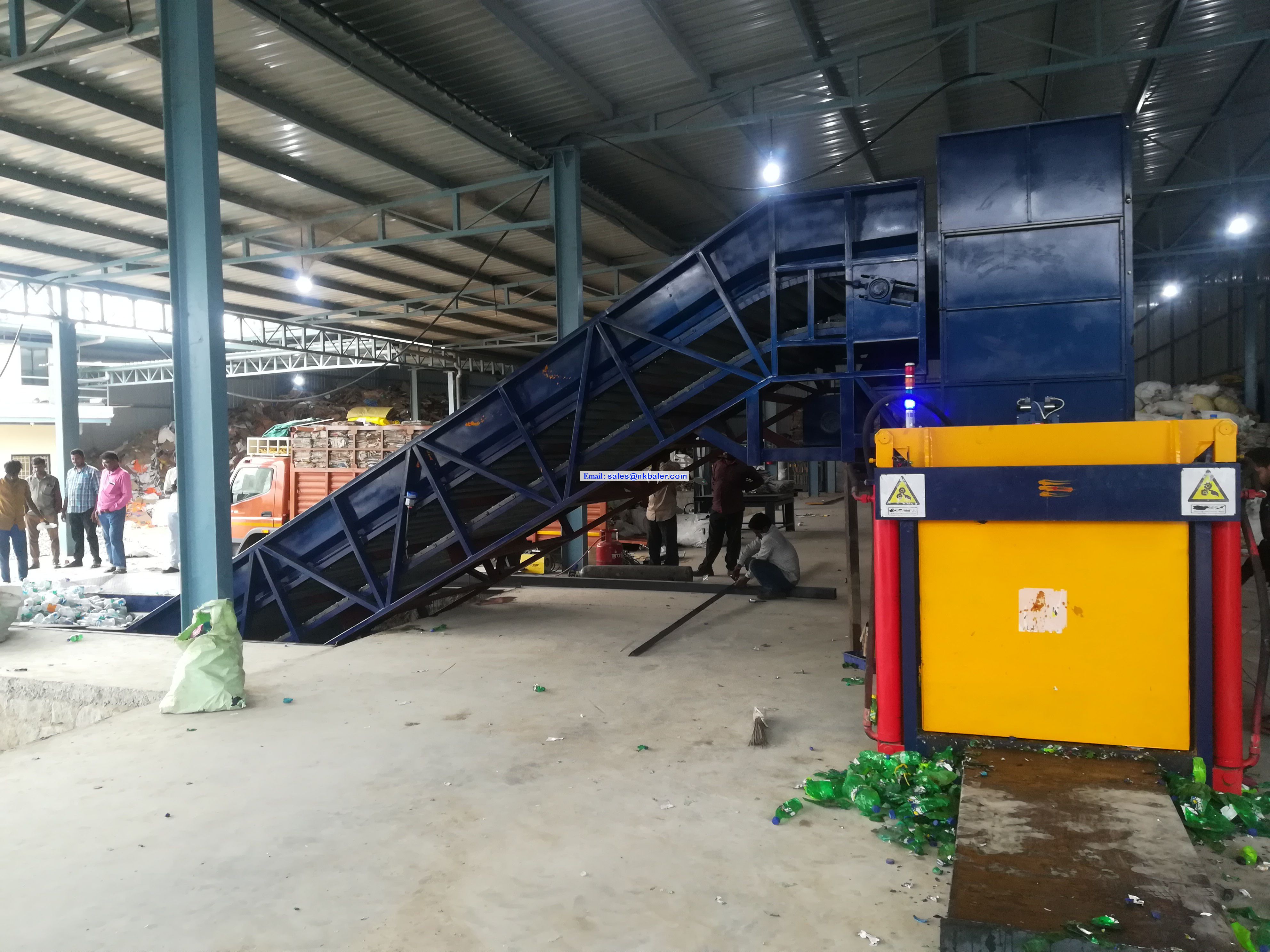 Waste tire baler Waste tyre bale machine